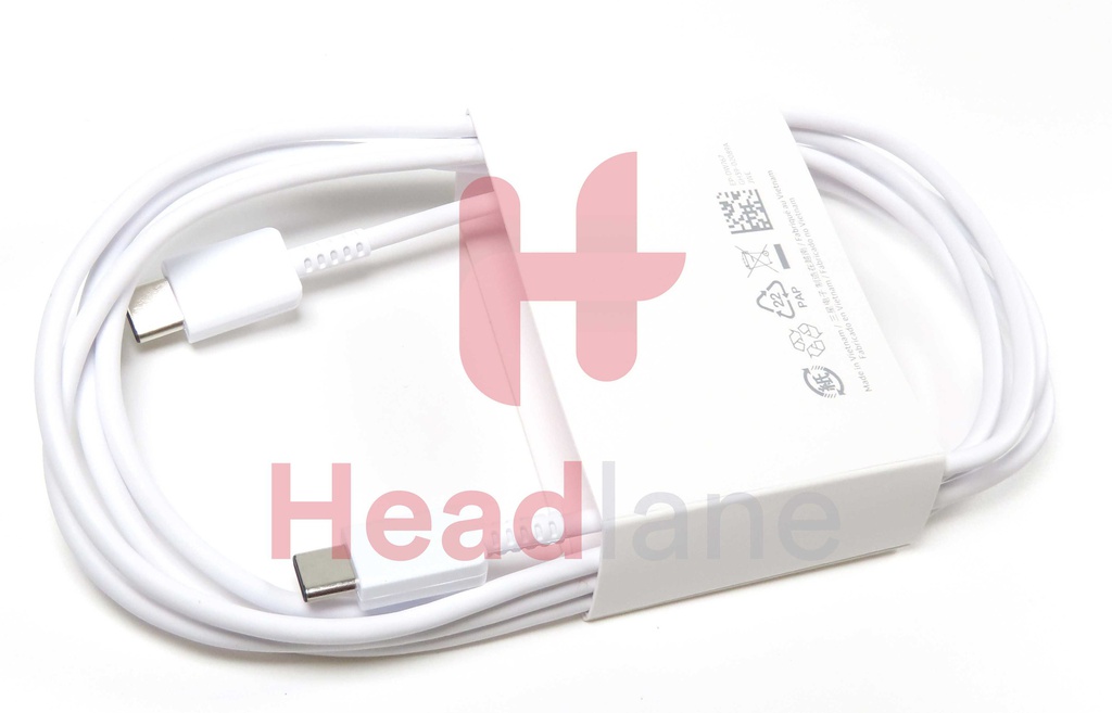 Samsung EP-DW767JWE USB C - USB C 180cm Data / Charging Cable - White ...
